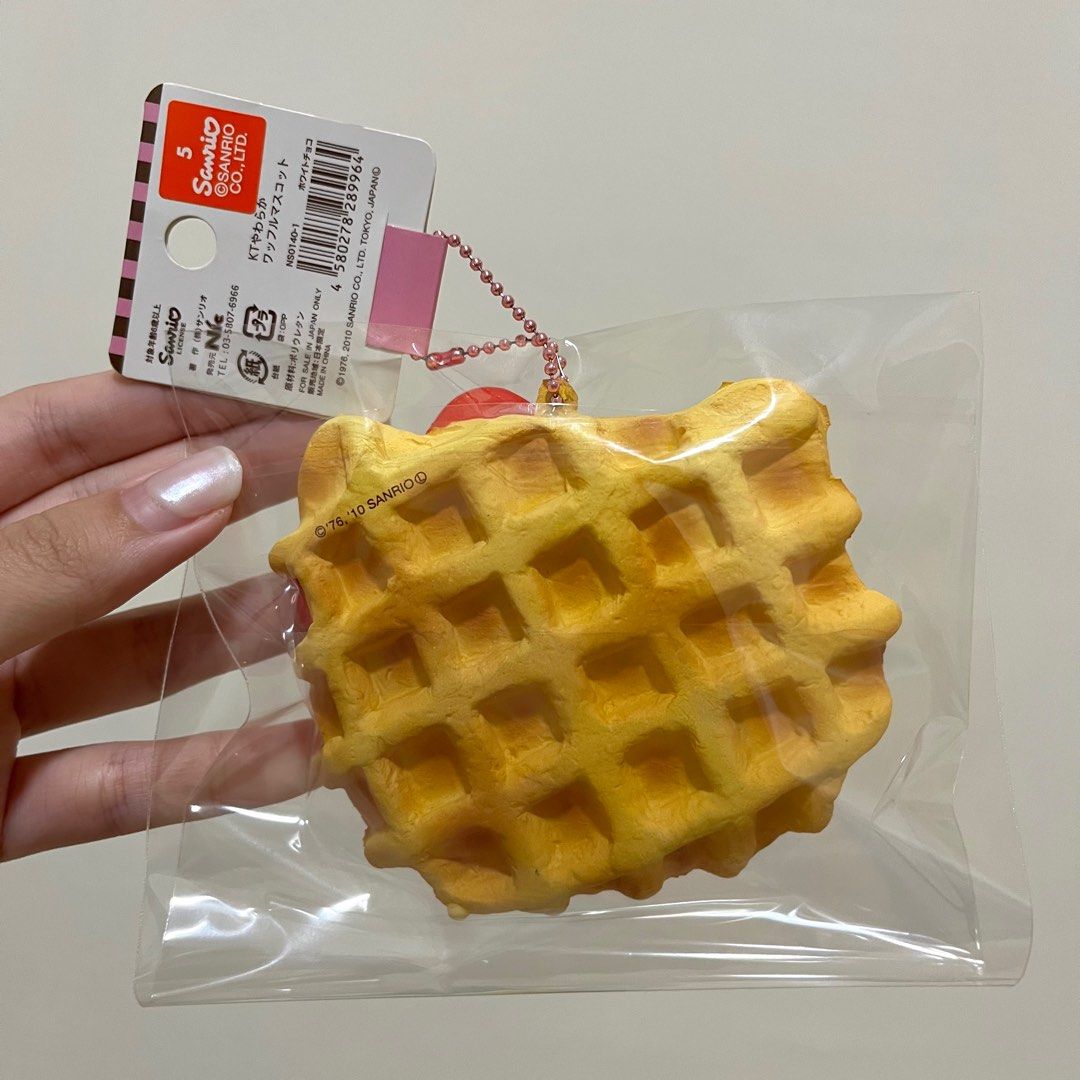 Hello Kitty Waffle Squishy, Hobbies & Toys, Toys & Games on Carousell