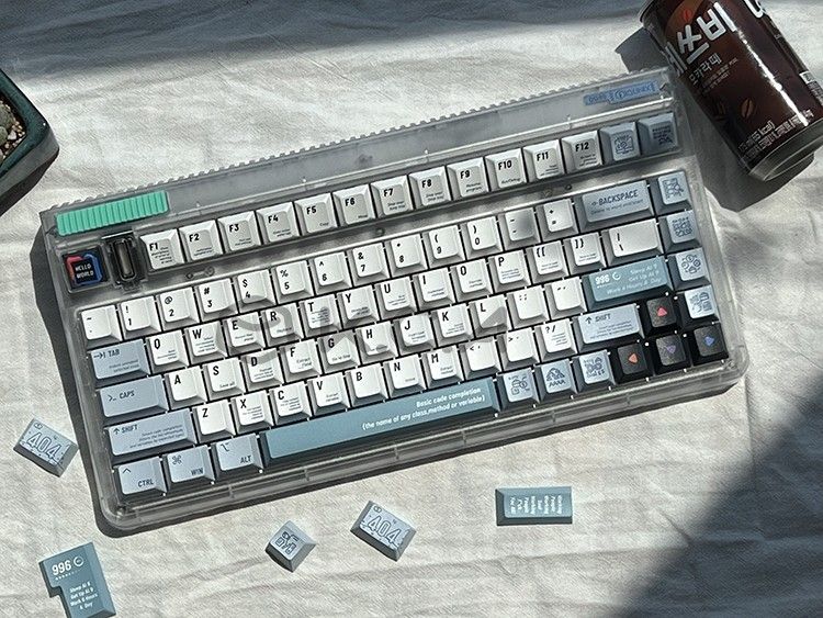 Hello World Programmer Keycaps PBT Cherry Profile 140 Keys with Numpad ...