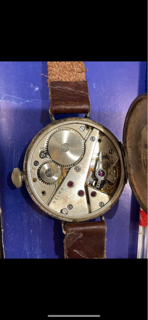 Helma original 1930s military watch, Luxury, Watches on Carousell