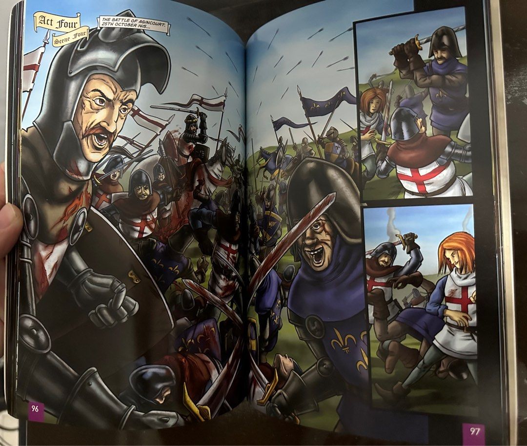 Henry V Graphic Novel William Shakespeare, Hobbies & Toys, Books ...