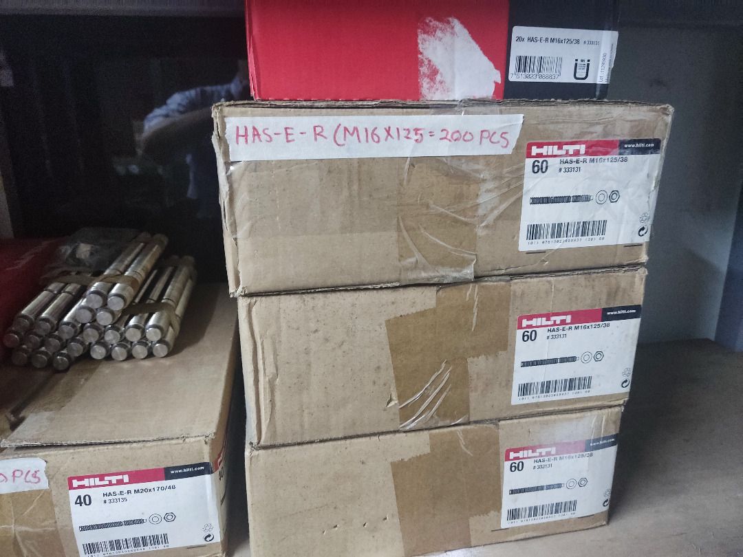 Hilti HSC / HSL / RE500 / HAS Anchor bolt, Furniture & Home Living ...