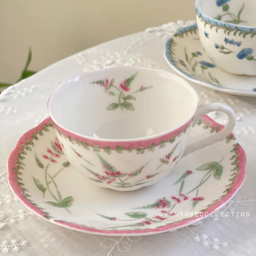 Hoya Japan Botanic Garden Tea Cup Set of 5, Furniture & Home Living ...