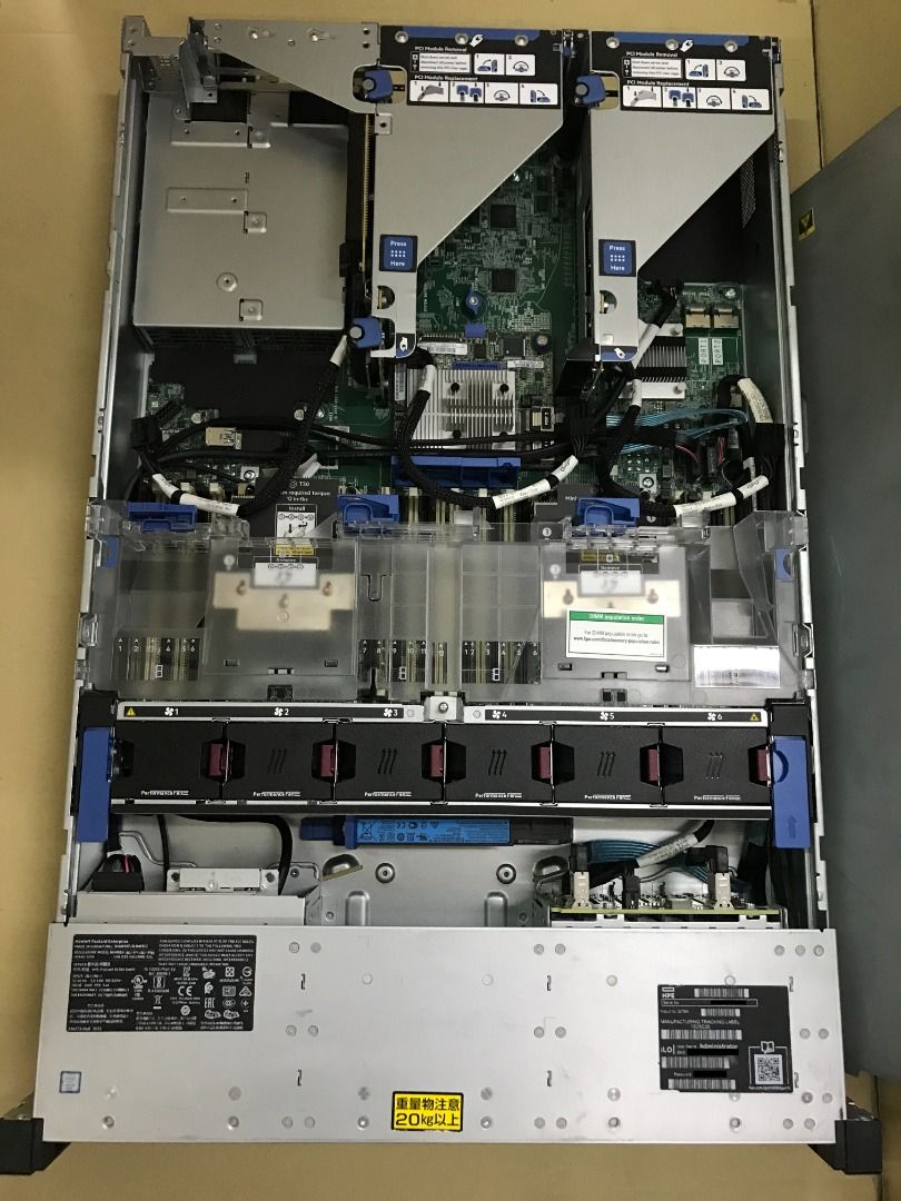 HPE ProLiant DL380 Gen10 G10 server 24 core, 電腦＆科技, 商務用科技產品 - Carousell