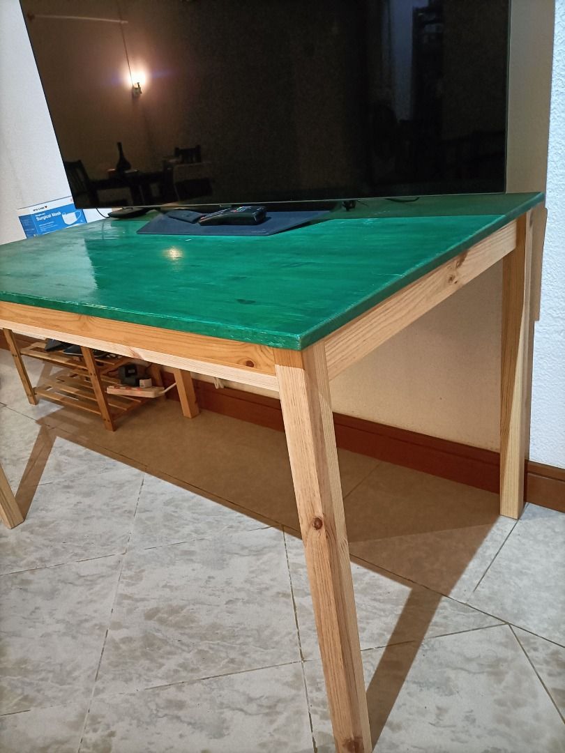 IKEA ingo table (pine wood) 120x75 cm, Furniture & Home Living ...