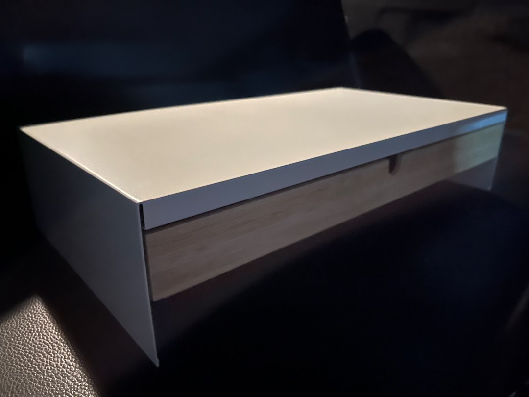 IKEA monitor stand with drawer, Furniture & Home Living, Furniture ...