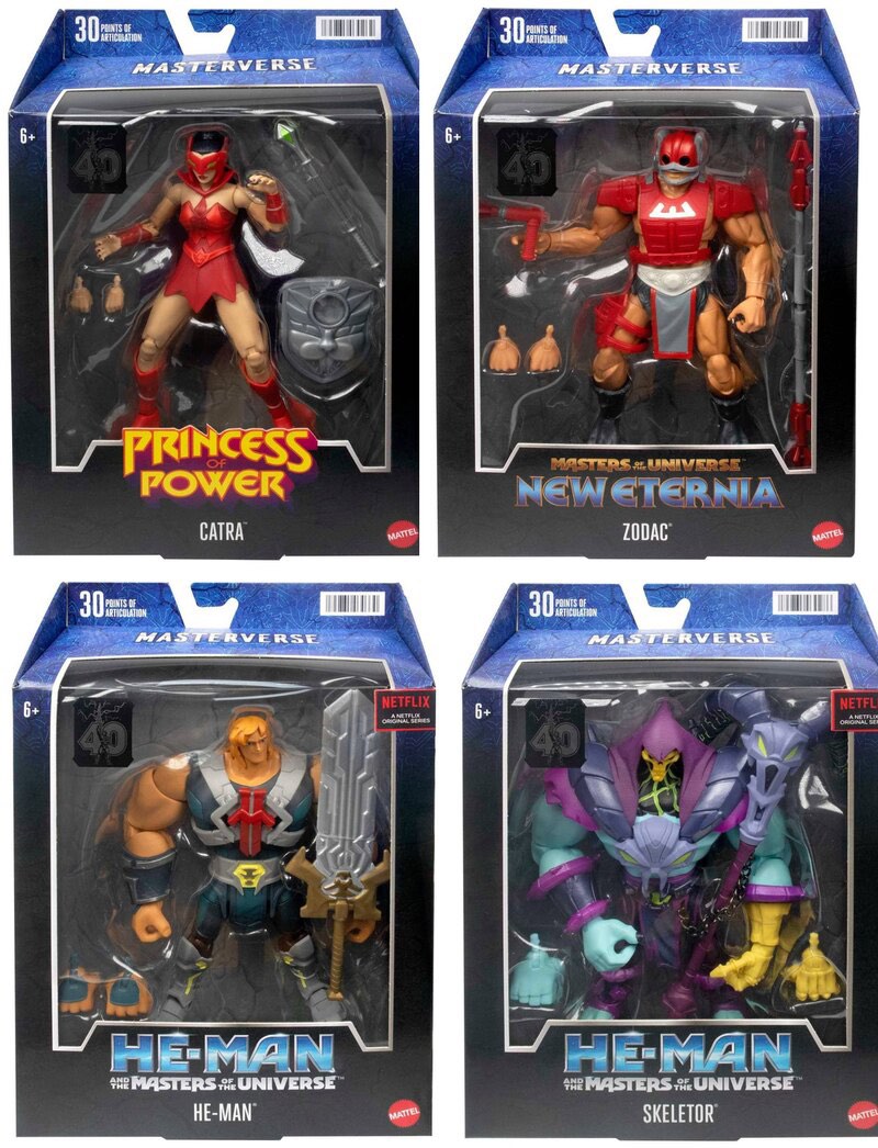 [In hand - Set of 4] Mattel Masters of the Universe MOTU Masterverse ...