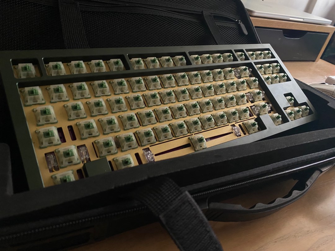 Iron180 Graen Green WKL (Brass) Custom Keyboard, Computers & Tech ...
