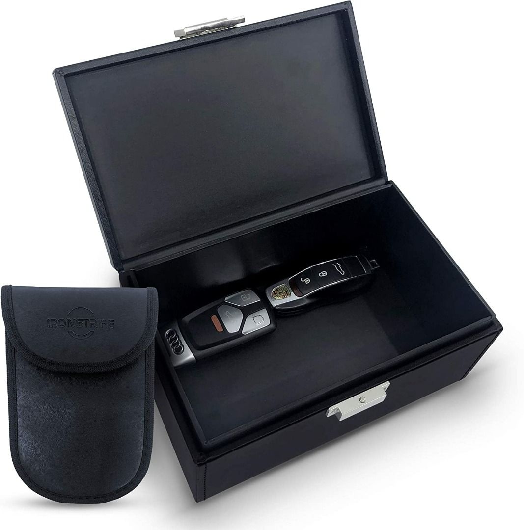 Ironstripe Car Key Signal Blocker | Extra Large 19 x 12 x 9 cm Faraday ...