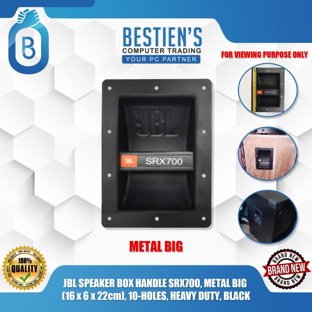 JBL SPEAKER BOX HANDLE SRX700, METAL BIG (16x6x22cm), 10-HOLES, HEAVY ...