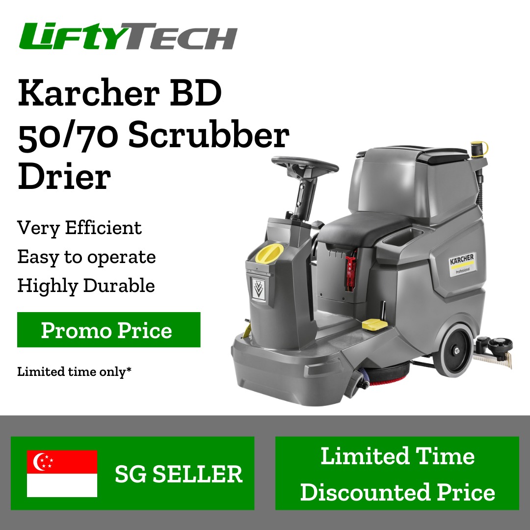 Karcher BD 50/70 Scrubber Drier - Industrial Cleaning Equipment ...