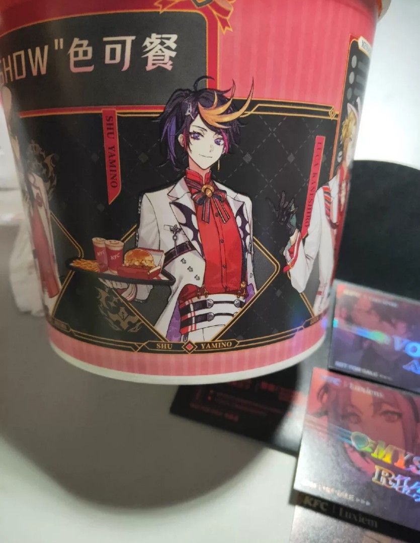 KFC X Luxiem Nijisanji EN, Hobbies & Toys, Memorabilia & Collectibles, Fan Merchandise on Carousell