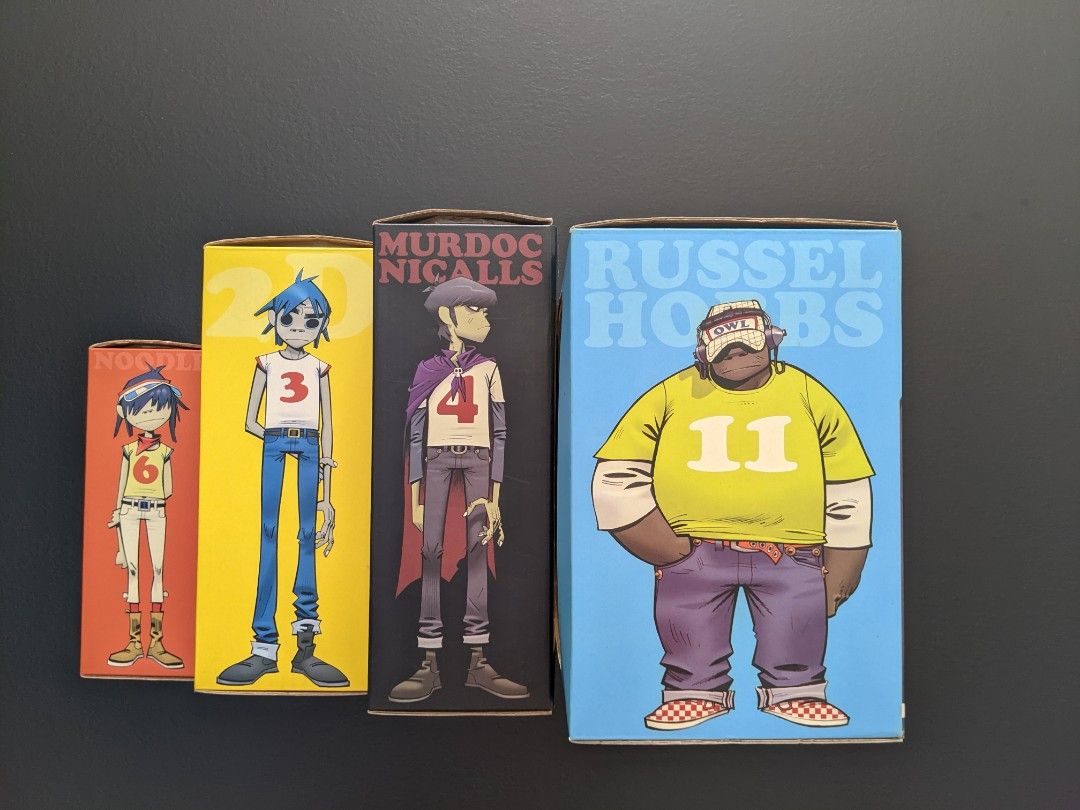 KidRobot Gorillaz Figures, Hobbies & Toys, Toys & Games on Carousell