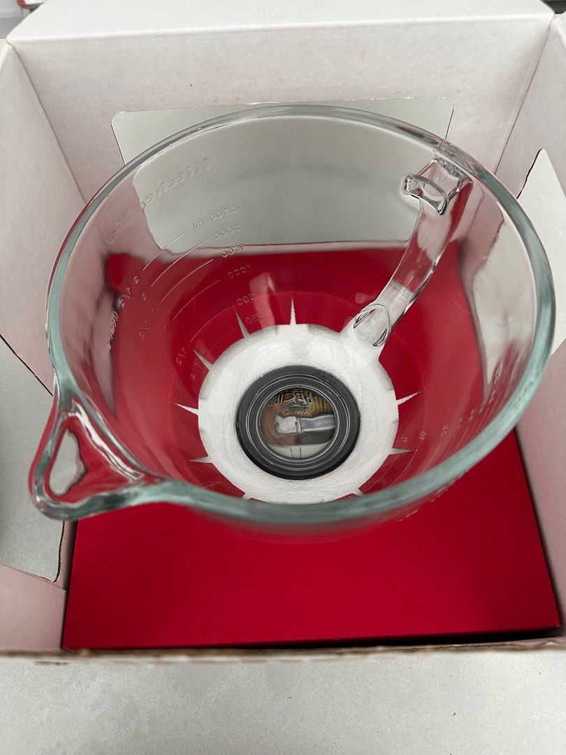 Kitchenaid glass bowl with lid, TV & Home Appliances, Kitchen ...
