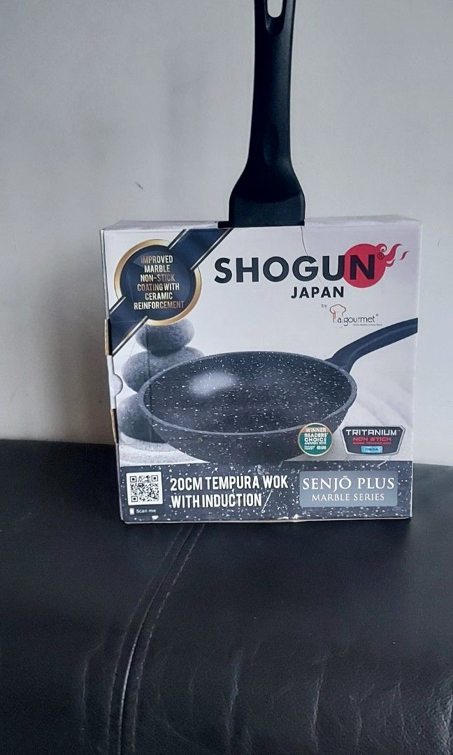 La Gourmet Shogun Japan 20cm Tempura Wok with induction, Furniture ...