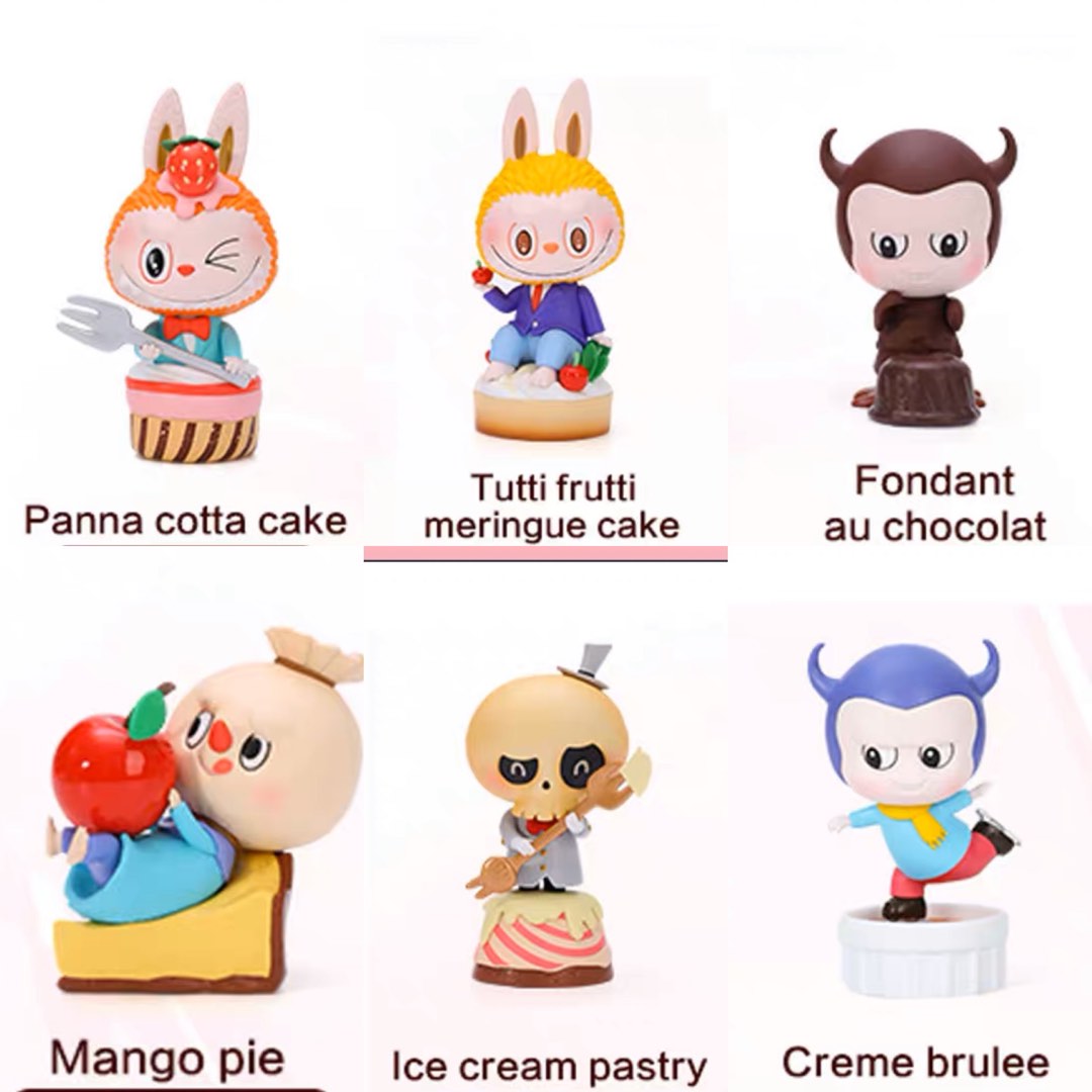 LABUBU THE MONSTERS PATISSERIE POPMART / FULL SET / SINGLE BLIND BOX ...