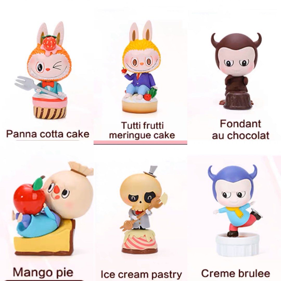LABUBU THE MONSTERS PATISSERIE POPMART / FULL SET / SINGLE BLIND BOX ...