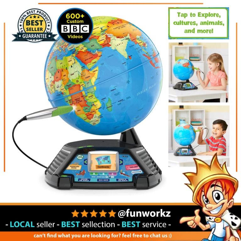 LeapFrog Magic Adventures Globe Explore countries and capitals, plus ...