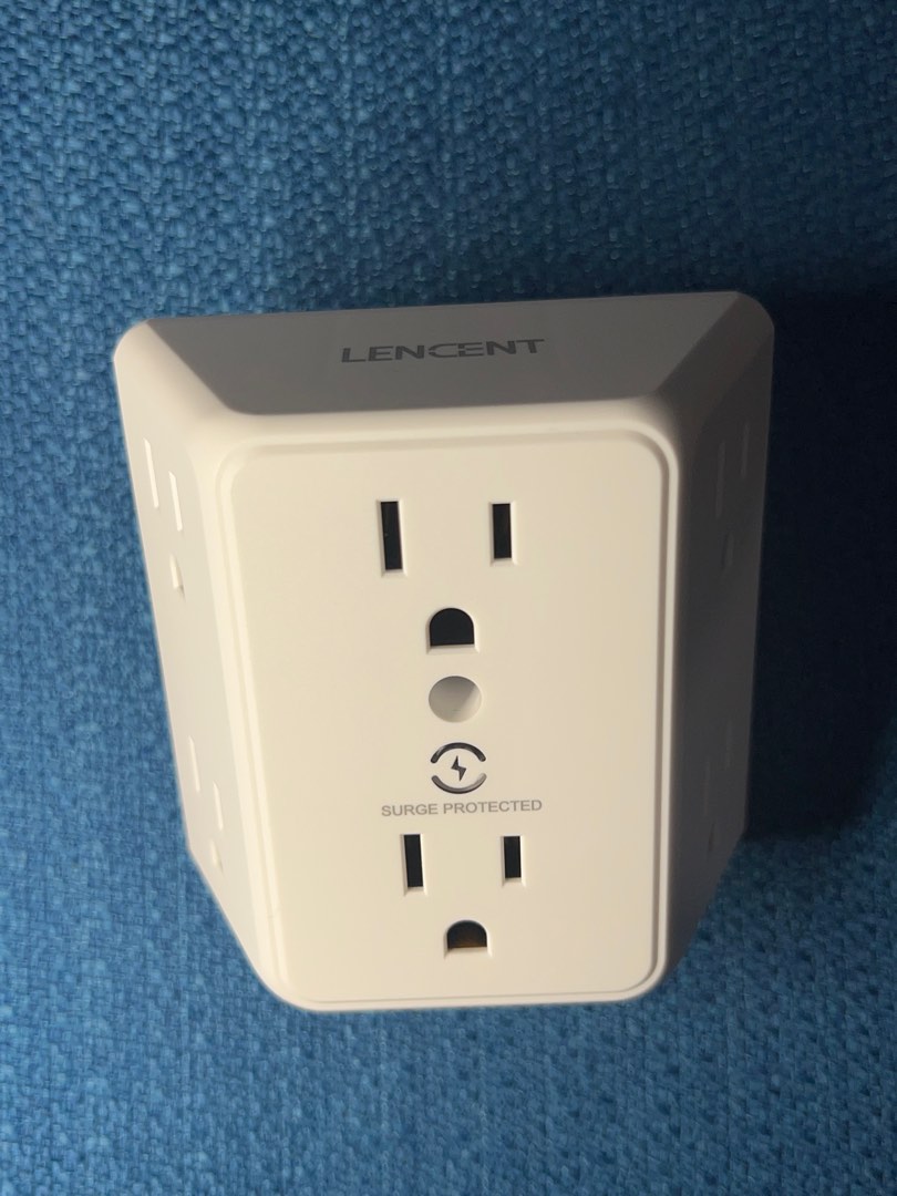 Multi Plug 6 Outlet Extender With Surge Protector on Carousell