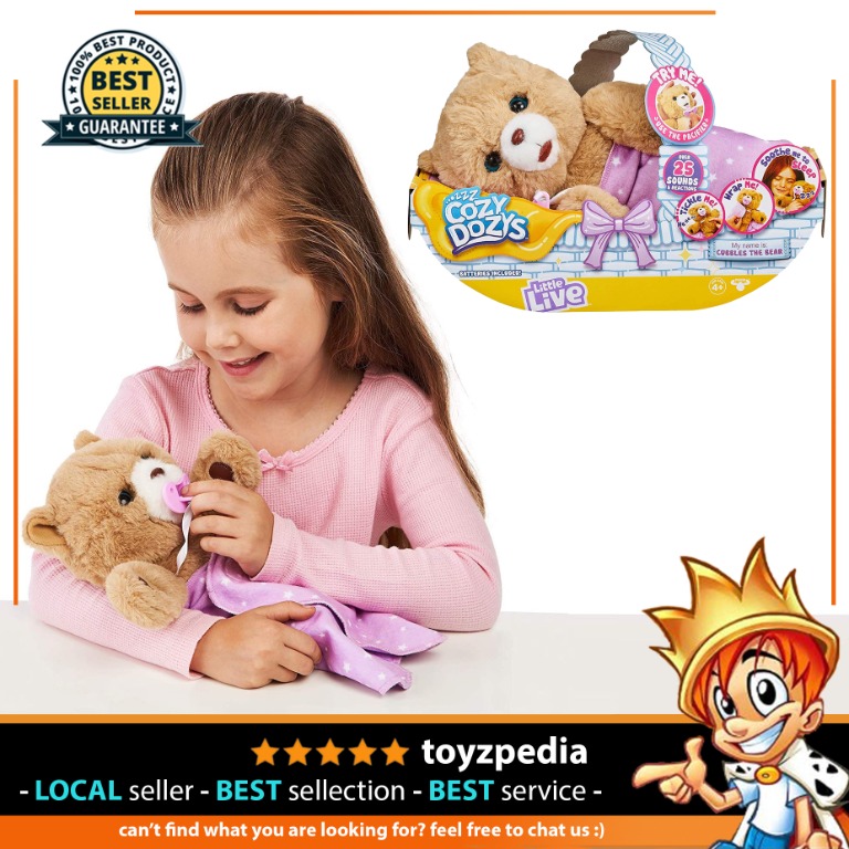 Little Live Pets Cozy Dozy Cubbles The Bear, Hobbies & Toys, Toys ...