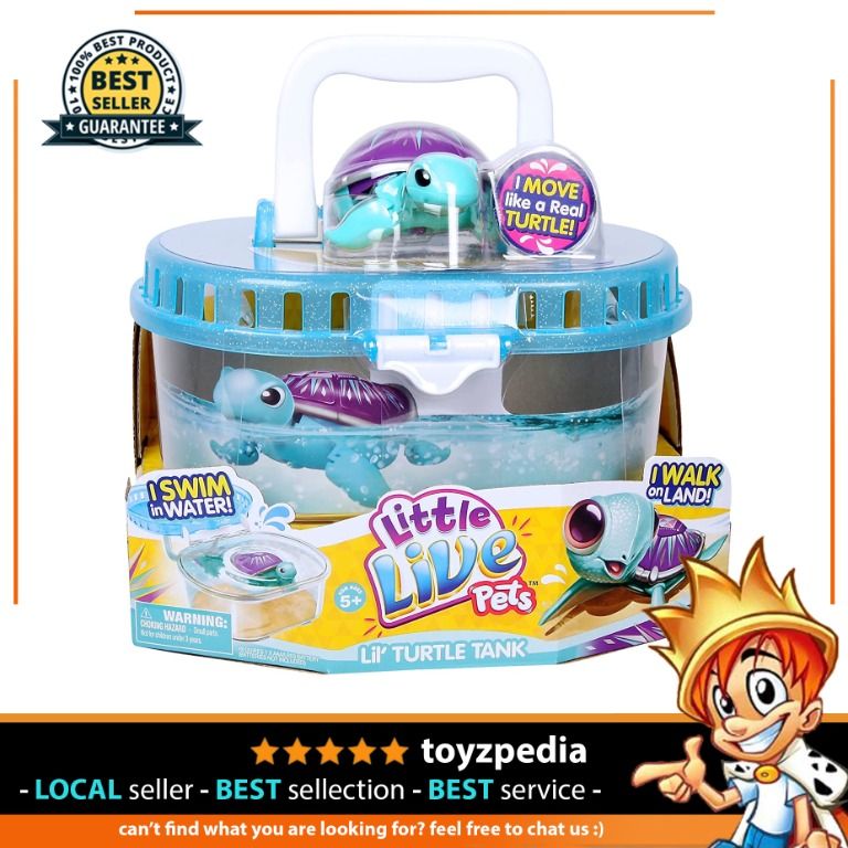 Little Live Pets S3 Lil' Turtle Tank, Hobbies & Toys, Toys & Games on ...