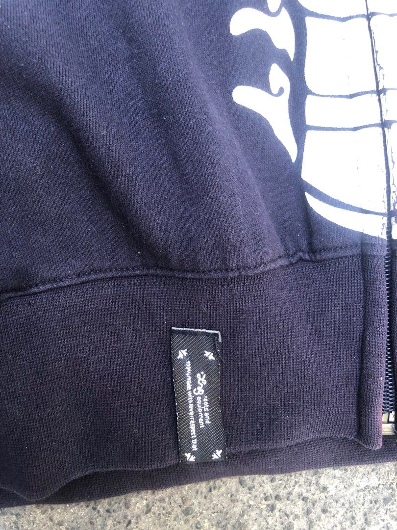 LRG DEAD SERIOUS SKELETON HODDIE FULLZIP Y2K PUNK GOTHIC GRUNGE ...