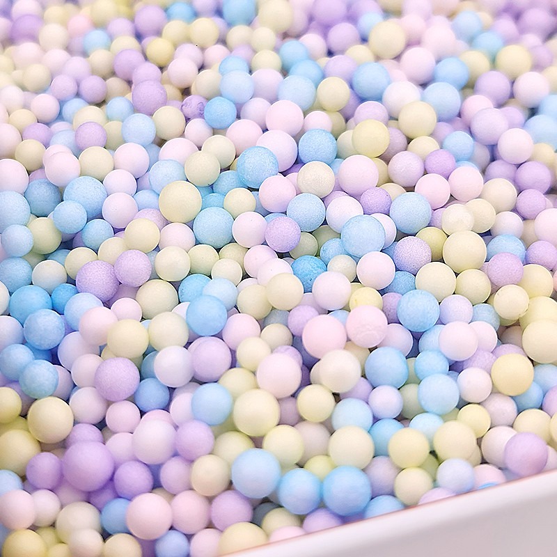 Macaron Colored Small Styrofoam Balls Gift Box Filler Foam Beads ...