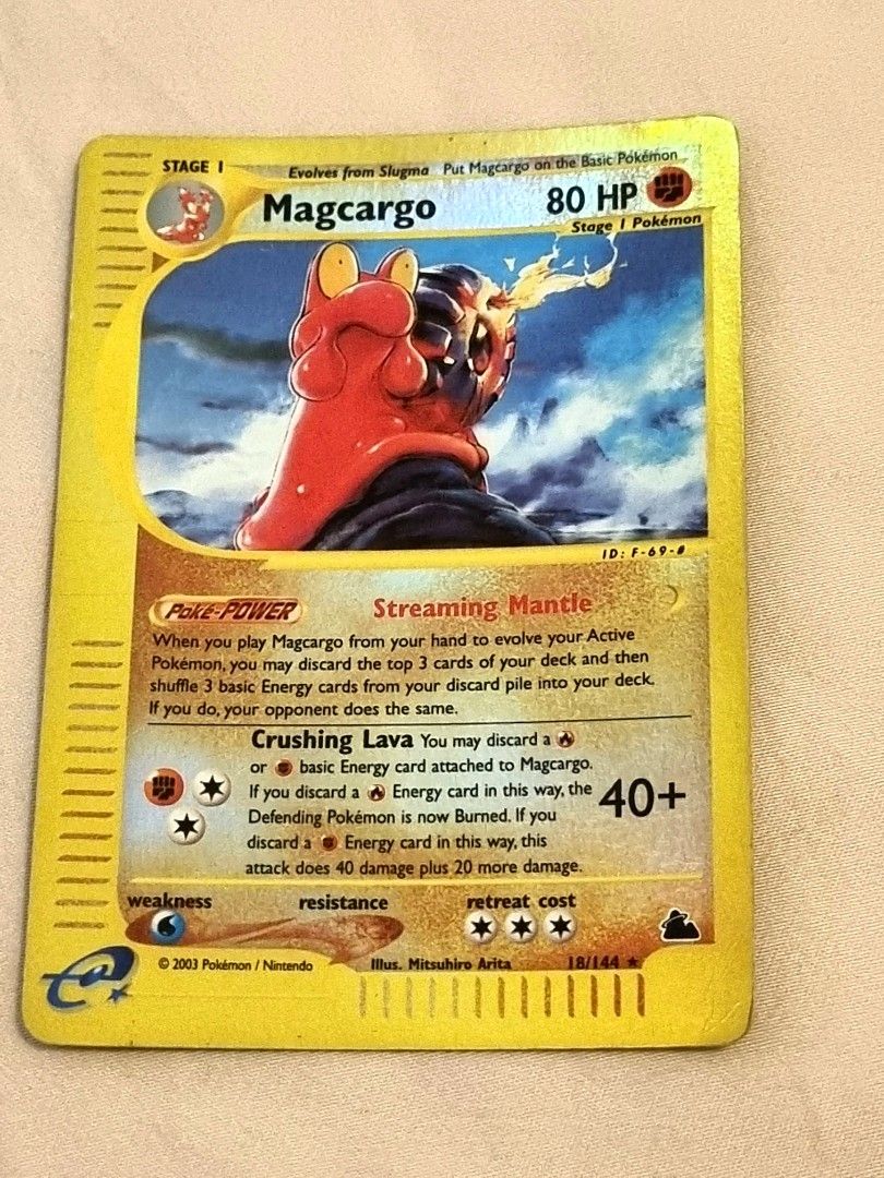 Magcargo [Reverse Holo] #18 Pokemon Skyridge, Hobbies & Toys, Toys ...