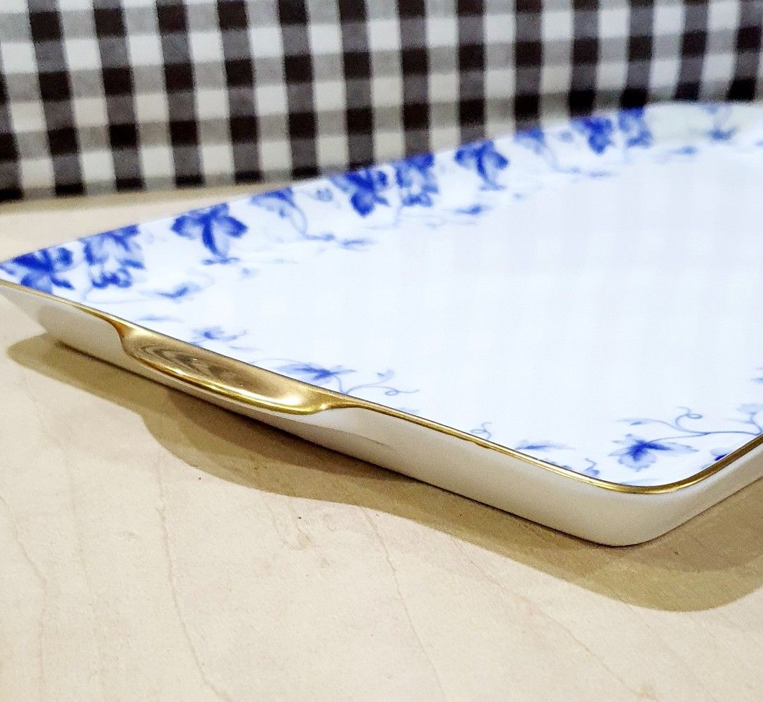 Magna Sango China Rectangular tray plate 32cm, Furniture & Home Living ...