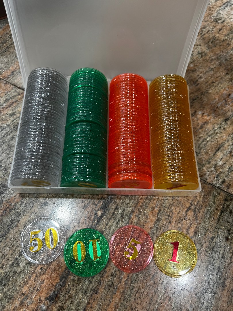 Mahjong Chip 160 pcs, Hobbies & Toys, Toys & Games on Carousell