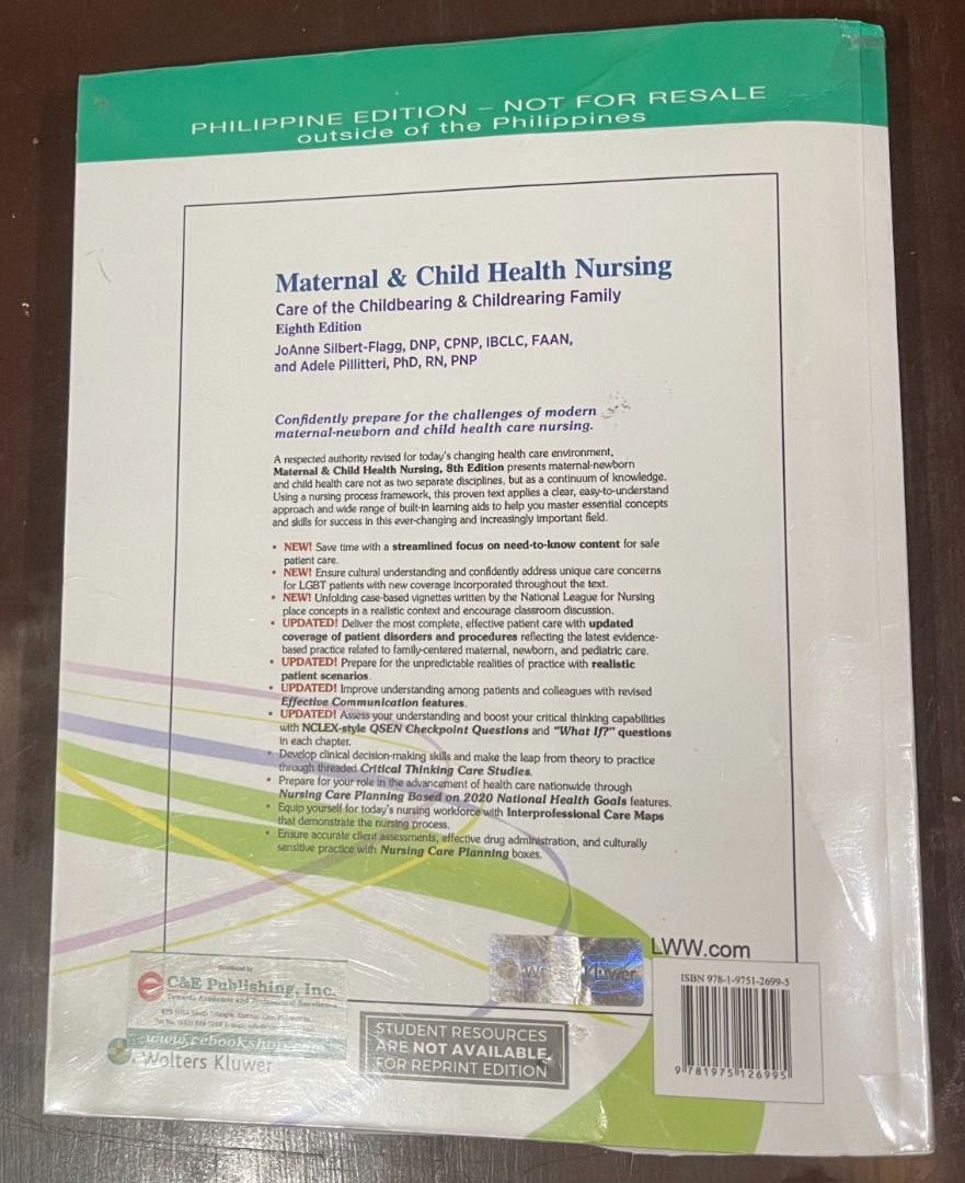 Maternal & Child Health Nursing (8th Edition) Volume 2 by JoAnne ...