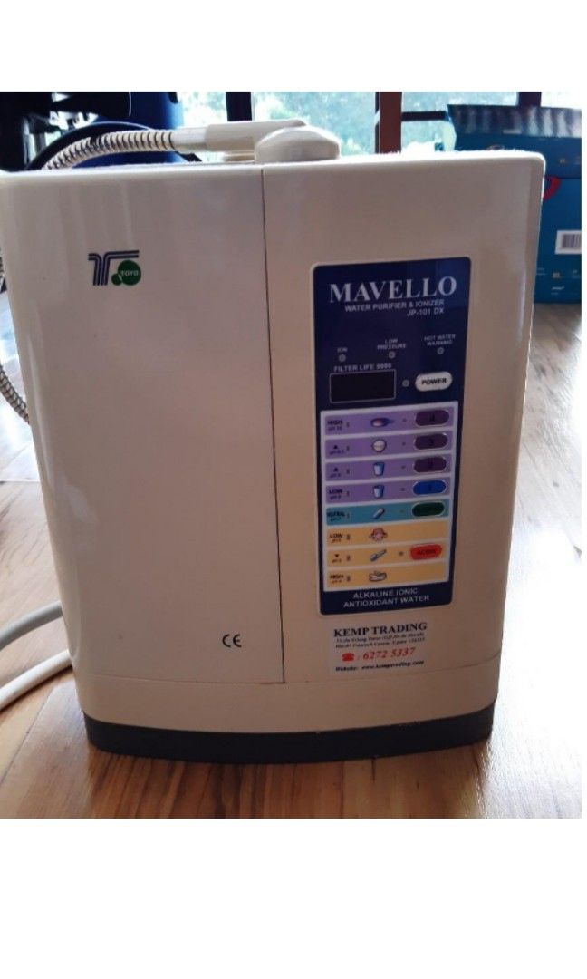 Mavello JP 101 DX Alkaline Water Ionizer and Water Purifier, TV & Home ...