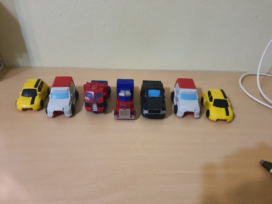 McDonald's KFC Transformer 2008 2009 Optimus Prime Bumblebee Rachet ...