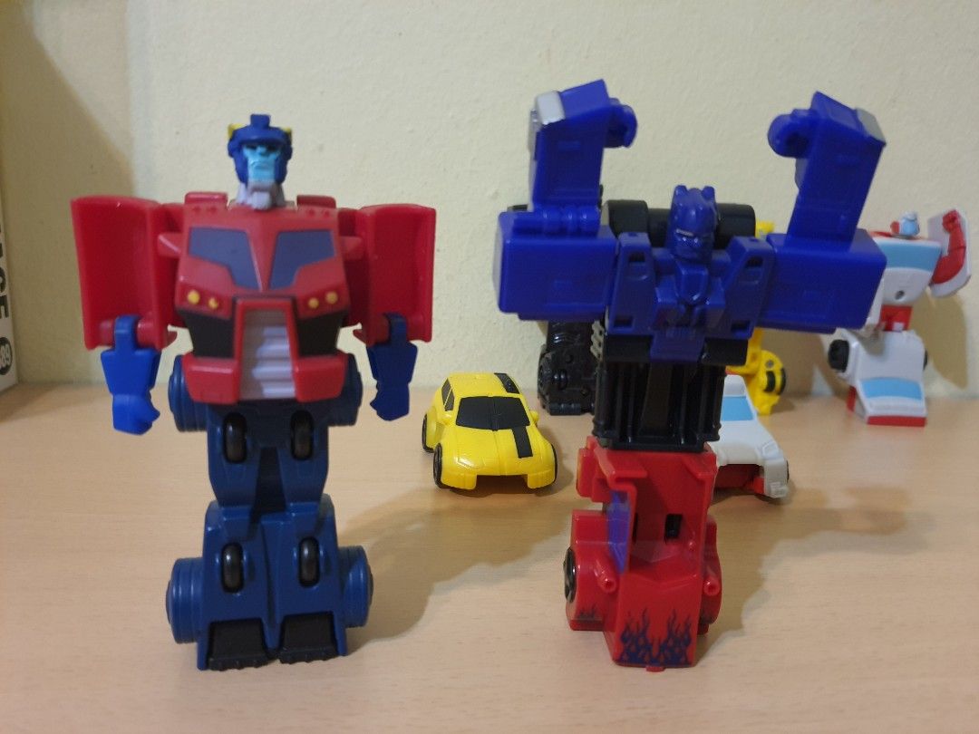 McDonald's KFC Transformer 2008 2009 Optimus Prime Bumblebee Rachet ...