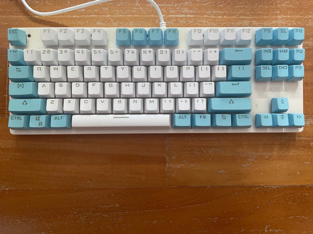 Mechanical Keyboard BAJEAL K100 Two-Color Keyboard 87Key USB Wired, Computers & Tech, Parts ...