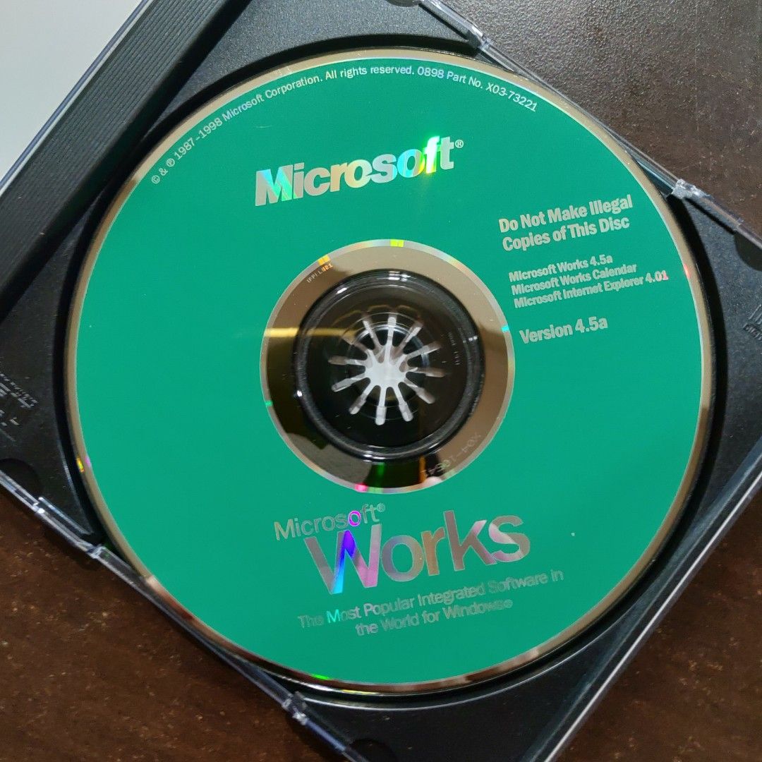 🖤Microsoft Works (Version 4.5a), Computers & Tech, Office & Business ...