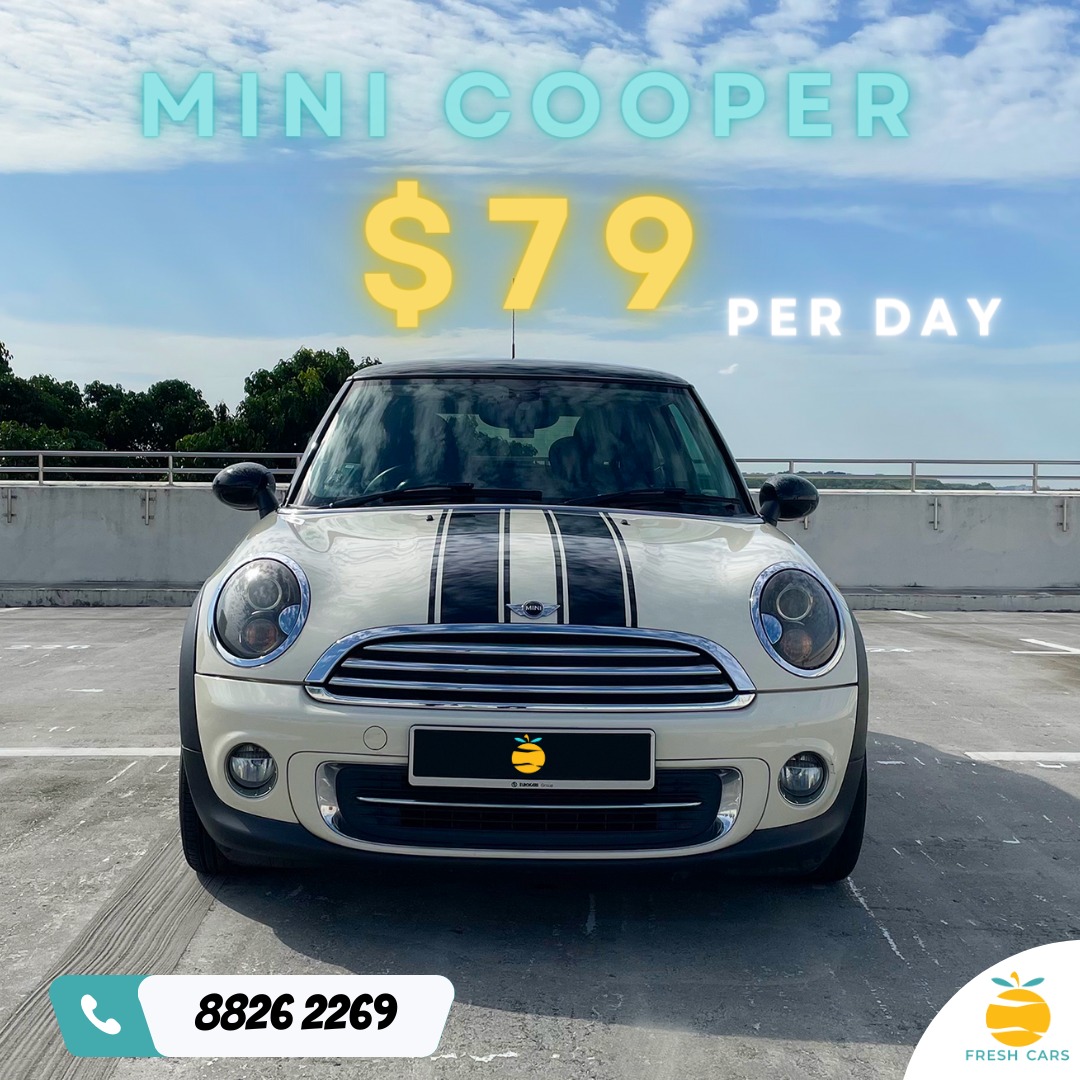 Mini Cooper Car Rental Personal Use, Cars, Car Rental on Carousell