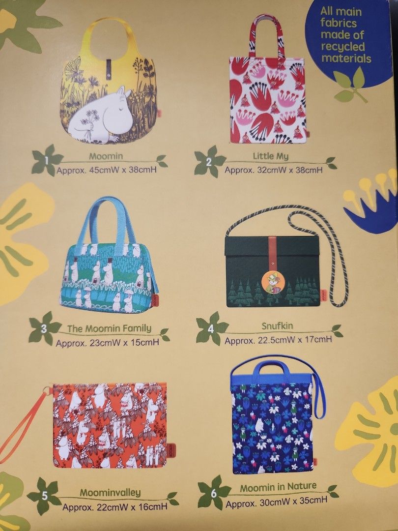 Moomin 7-11 bags, Women's Fashion, Bags & Wallets, Shoulder Bags on ...