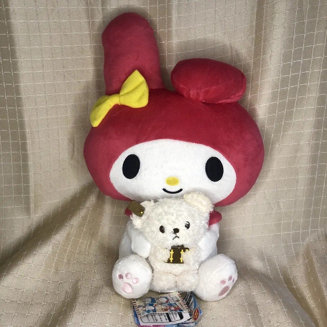 My Melody Holding Bear Bon Voyage x Sanrio Characters on Carousell