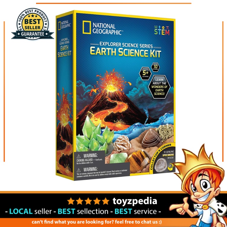 NATIONAL GEOGRAPHIC Explorer Science Earth Kit, Hobbies & Toys, Toys ...