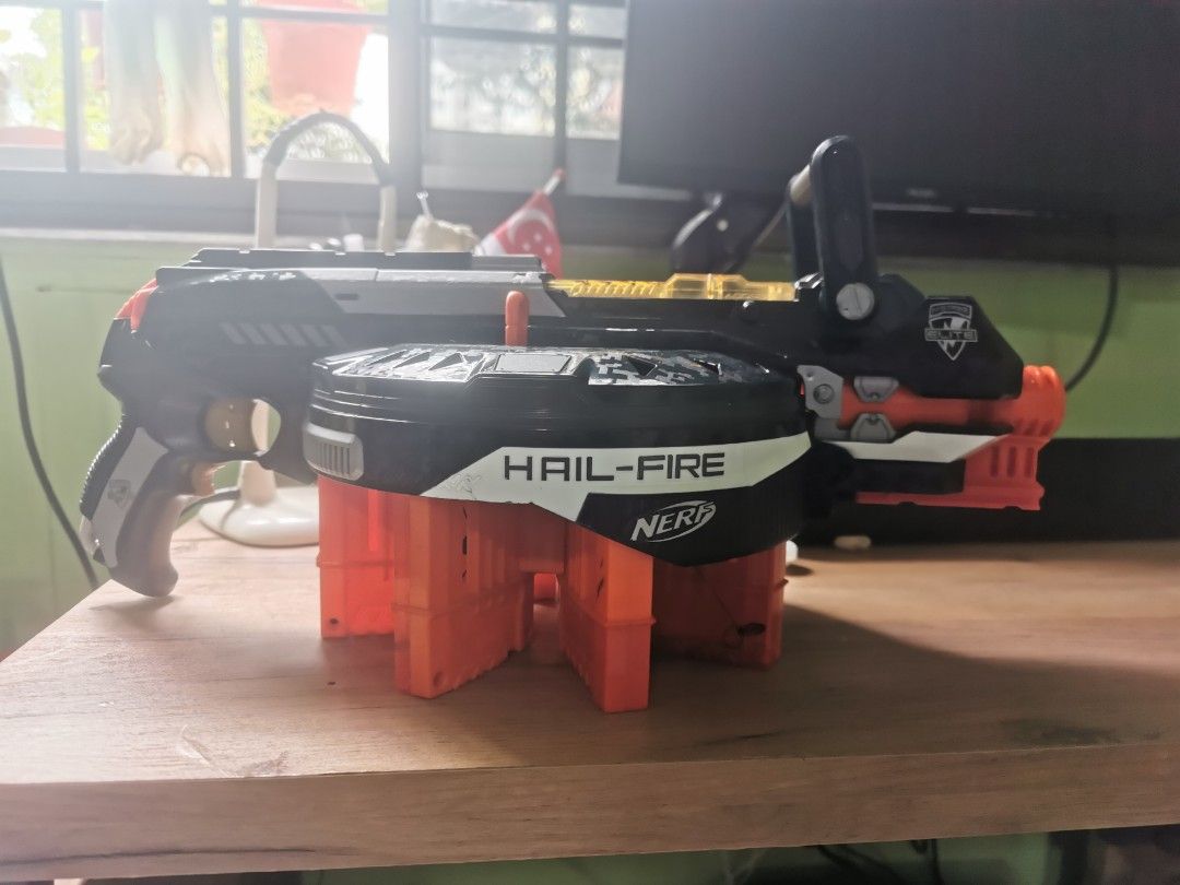 Nerf hail-fire, Hobbies & Toys, Toys & Games on Carousell