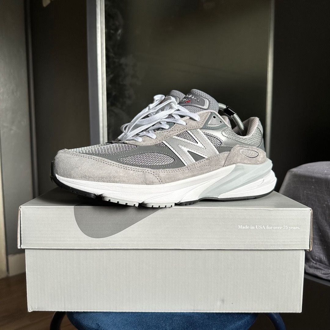 New Balance 990v6 'Grey', Fesyen Pria, Sepatu , Sneakers di Carousell