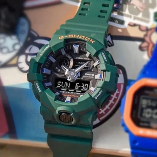 NEW Casio G-Shock Analog Digital Popular Spirited Resin Mens Watch (GA ...
