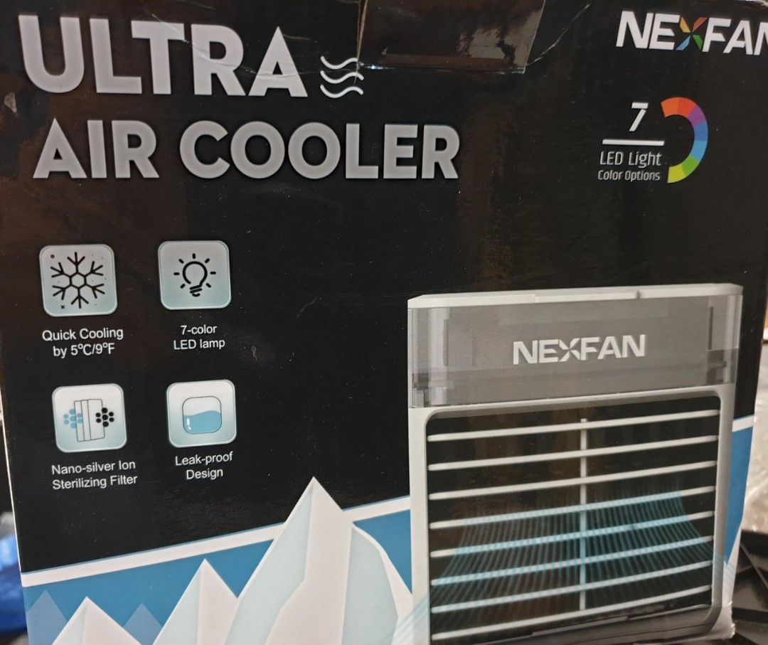 NEXFAN ultra air cooler with Nano-silver ion sterilising filter, TV ...