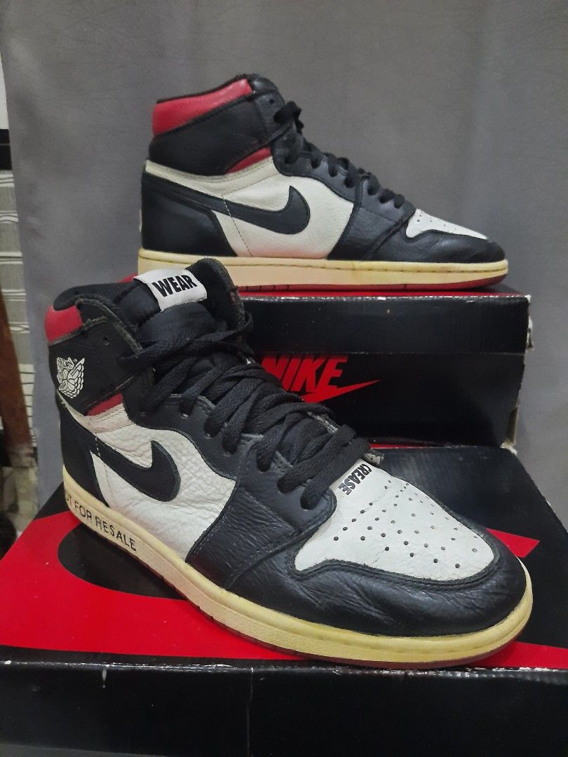 Nike Air Jordan 1 high og not for resale varsity red, Olah Raga ...