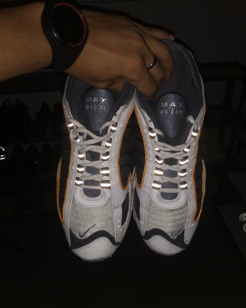 Nike Airmax Tailwind 4 Metro Grey, Fesyen Pria, Sepatu , Sneakers di Carousell