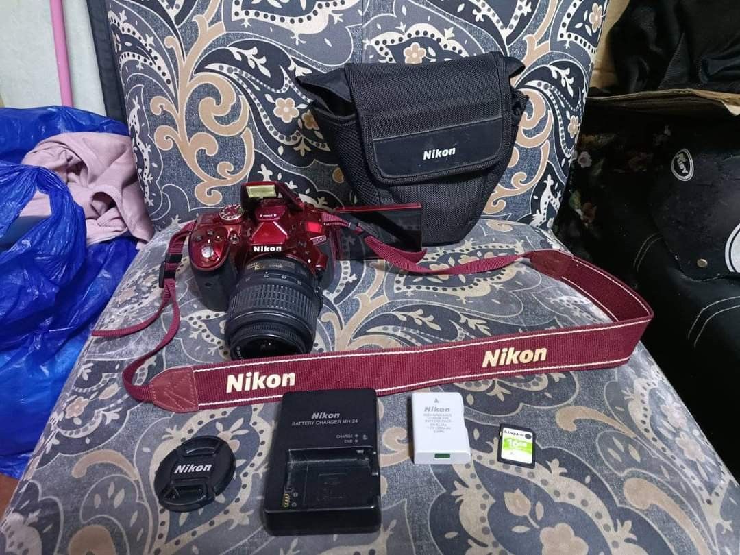 Nikon d5300 Red edition Wifi Flipscreen DSLR Camera For U, Photography ...