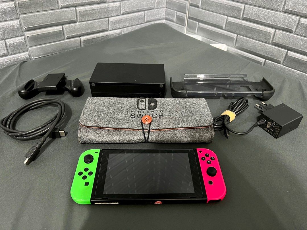 Nintendo Switch V1 Jailbreak 128GB, Video Gaming, Video Game Consoles ...
