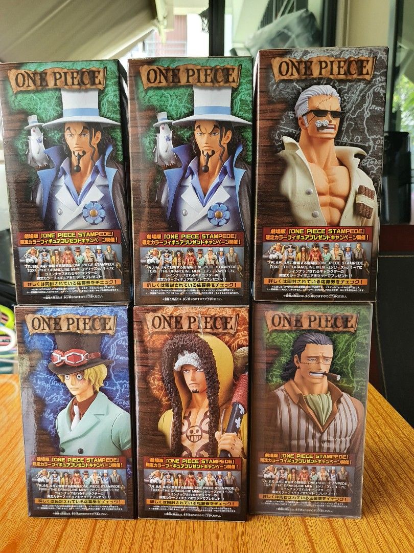 One Piece Stampede DXF -The Grandline Men - Sabo, Crocodile, Rob Rucchi ...