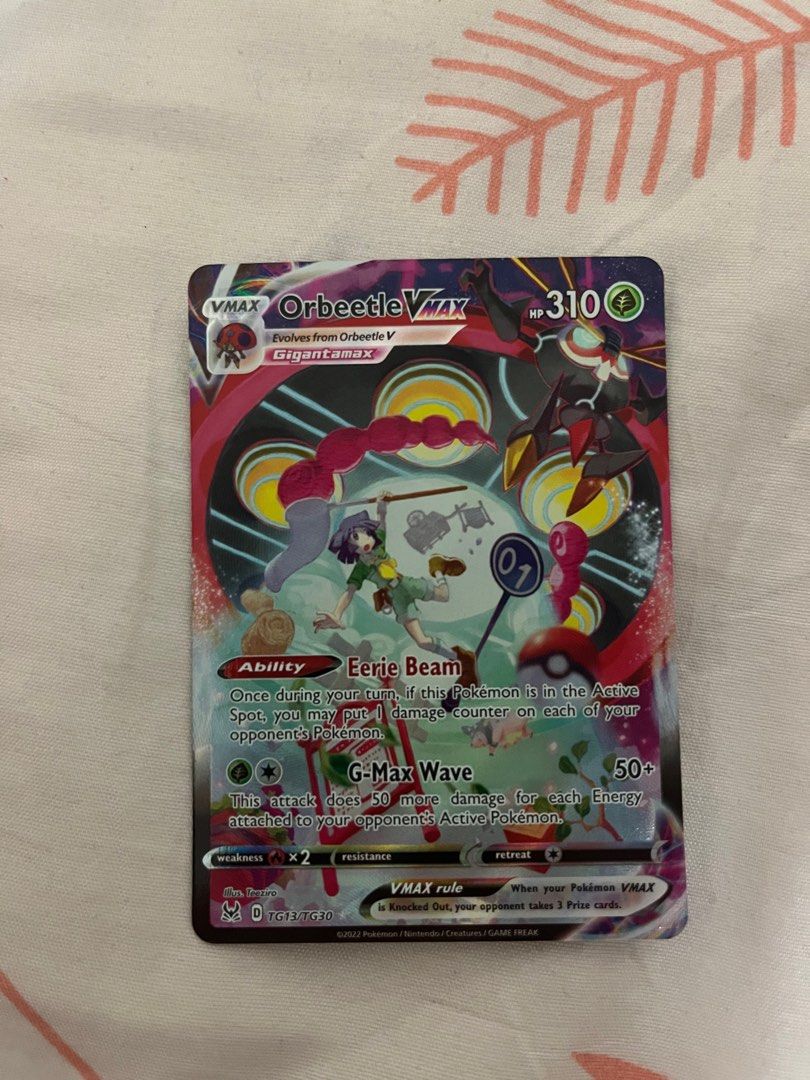 Orbeetle VMAX TG13, Hobbies & Toys, Toys & Games on Carousell