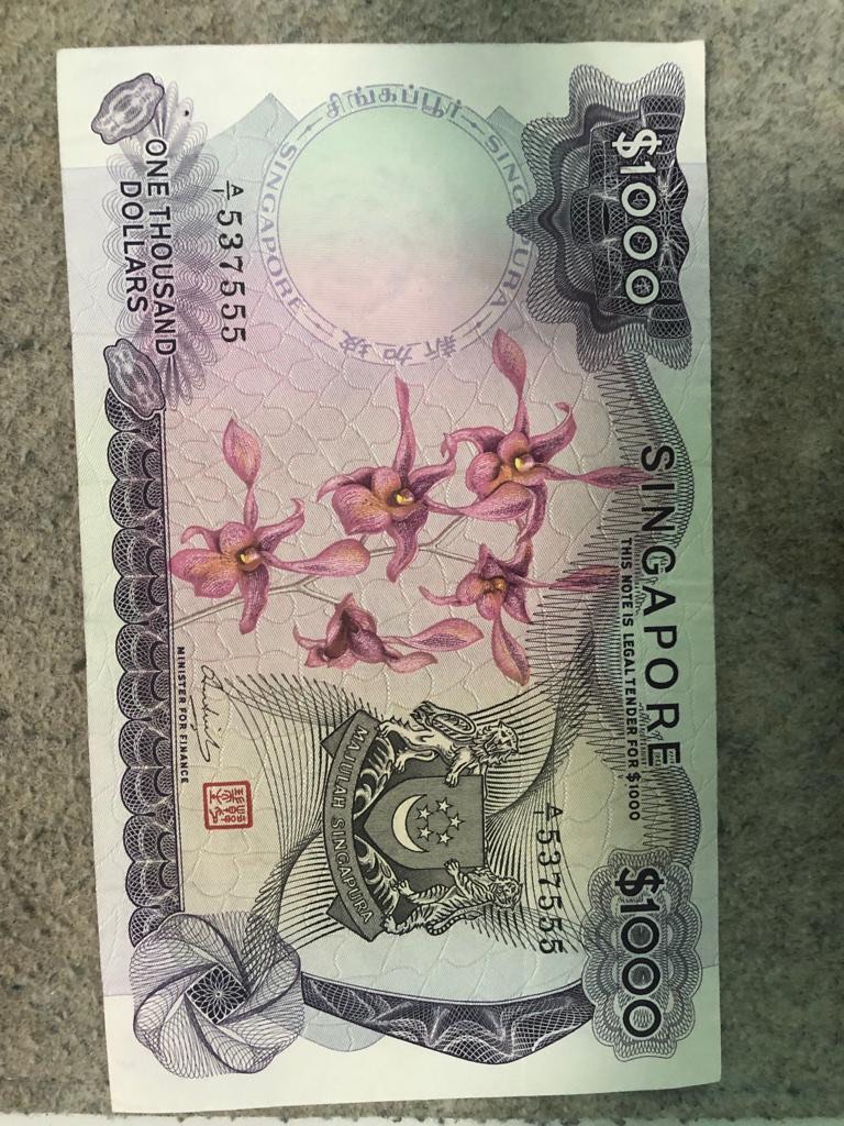Orchid series $1000 notes, Hobbies & Toys, Memorabilia & Collectibles ...